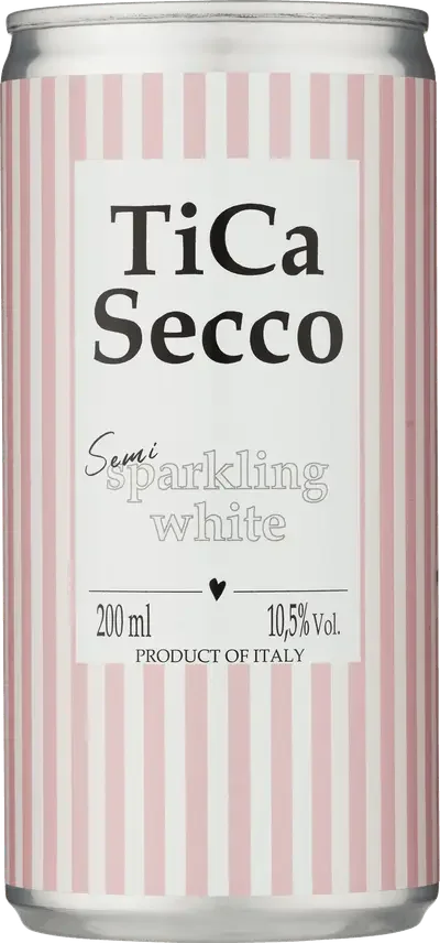 TiCa Secco Semi-Sparkling White Wine - DinVinguide TiCa SeccoSemi- | DinVinguide.se